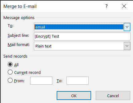 Using the Mail Merge Function in Microsoft Word, Classic Outlook, and ...